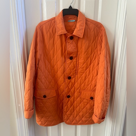 J. McLaughlin | Jackets & Coats | J Mclaughlin Vibrant Orange Quilted ...